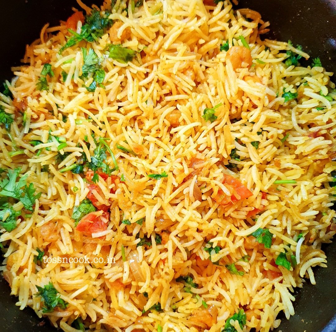 Easy Prawns Pulao | Shrimp Pulao – TossandCook™